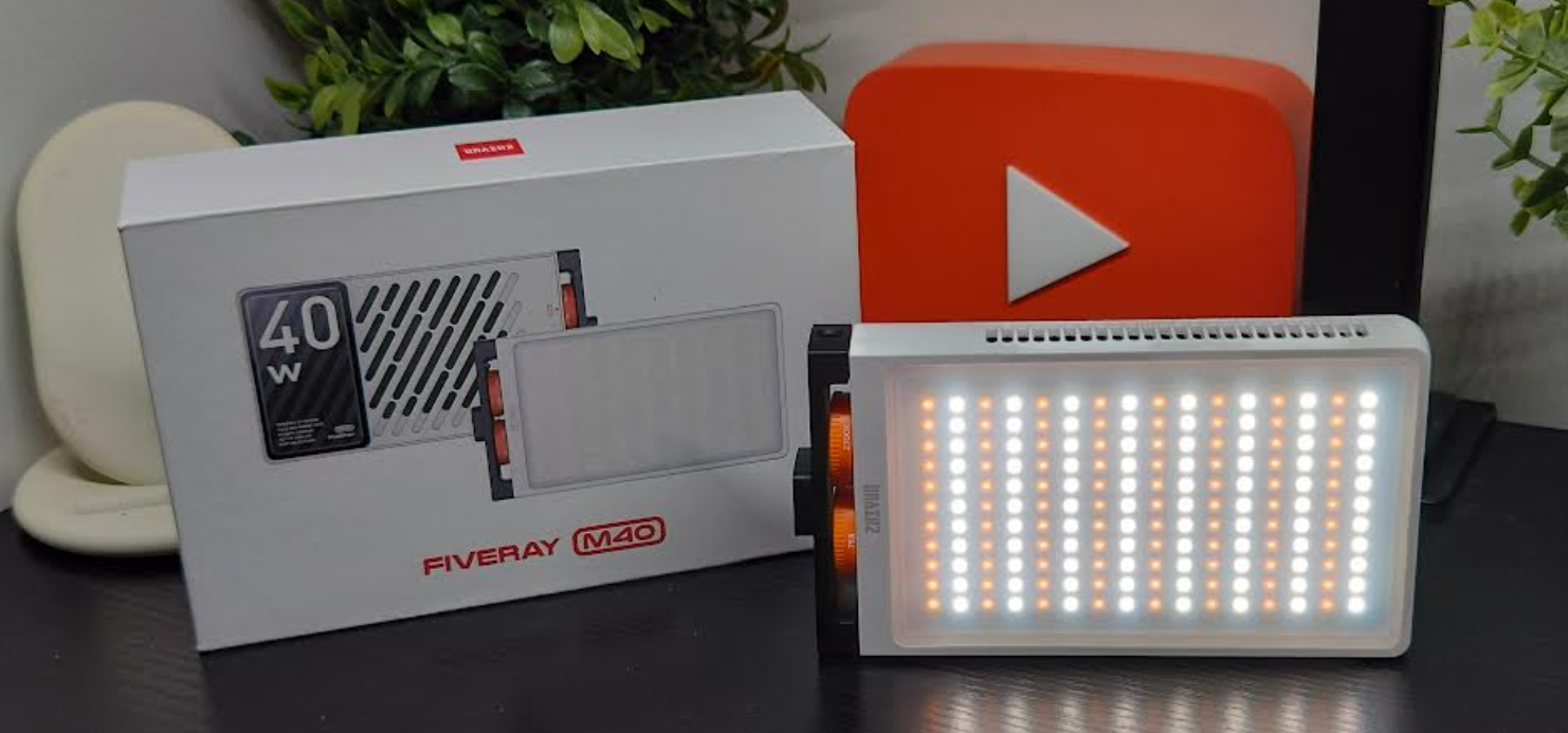 Tech Review - ZHIYUN FIVERAY M40 Pocket fill light - techbuzzireland.com