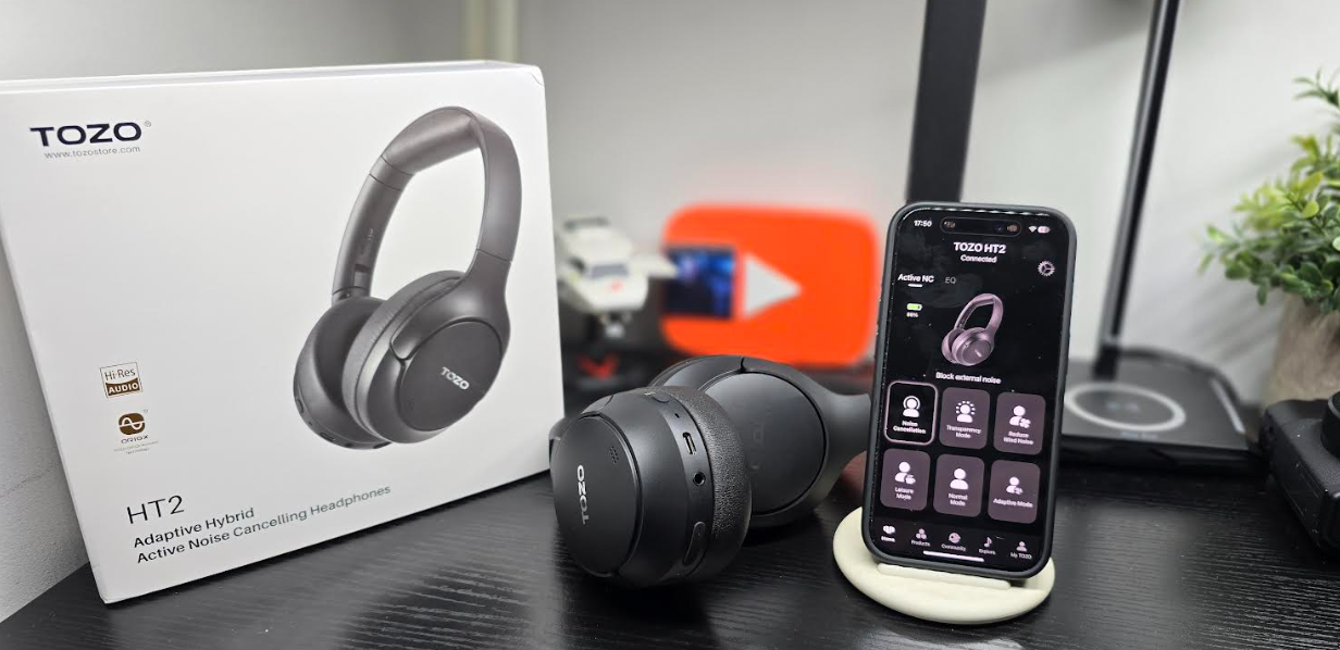 Tech Review – TOZO HT2 Hybrid Active Noise Cancelling Headphones ...