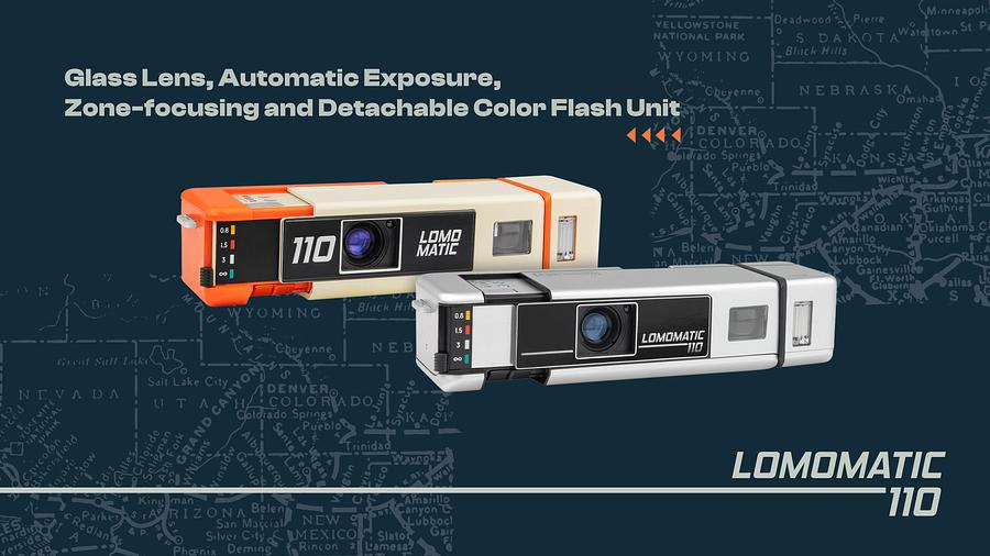 NEW Lomography Premium 110 Film Camera with a Glass Lens ...