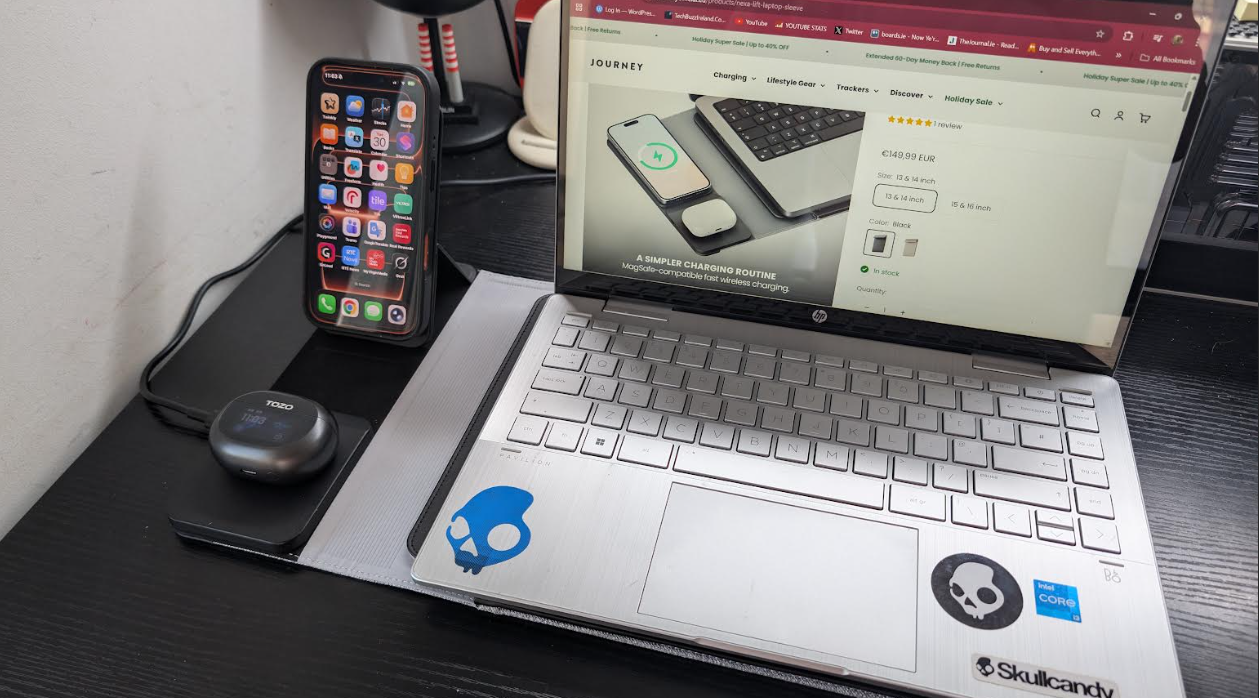 JOURNEY NEXA LIFT Laptop Sleeve With Charging Stand Review